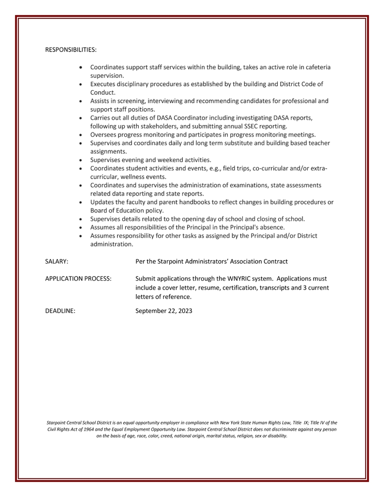 Live Feed | Starpoint Central School District